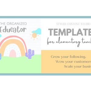 Elementary Teacher Instagram Templates Inspire, Instagram Post Teachers ...