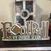 Football Decor Sign – Fall Home Decor – Rustic Farmhouse Shelf Sitter ...