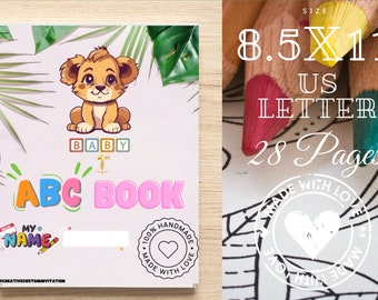 Baby's First Colors Book, Kid's Coloring Pages, DIY Baby Shower ...