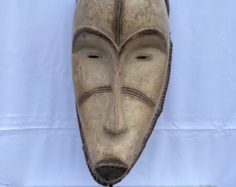 Authentic African Mask Ngil, Wall Art, - Etsy