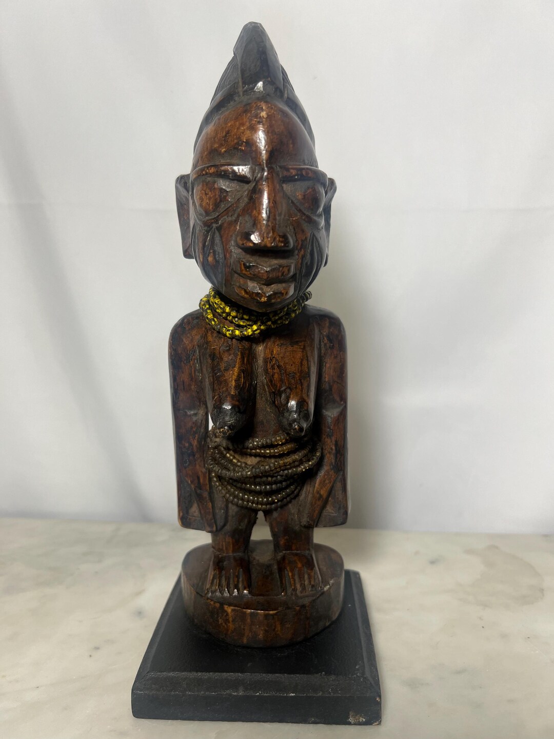 Hand Carved Large Eneji Statue Figure Nigeria 10" X 4" - Etsy