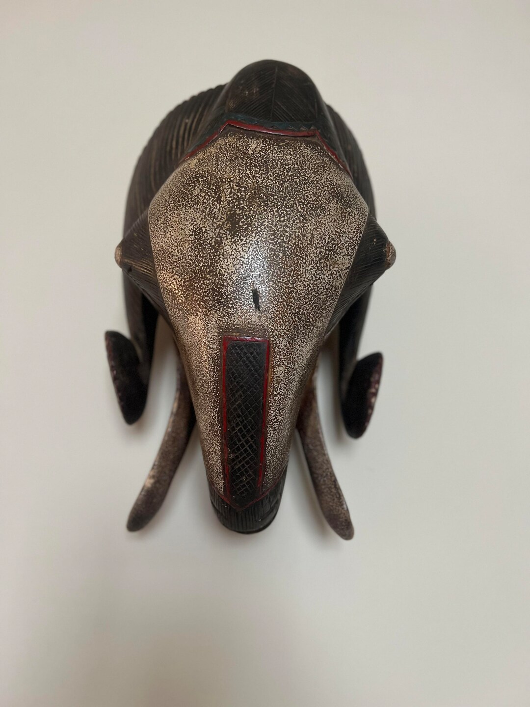 Vary Large African Mask Baule Tribe Ram Head Mask 17" X 12" X10 - Etsy