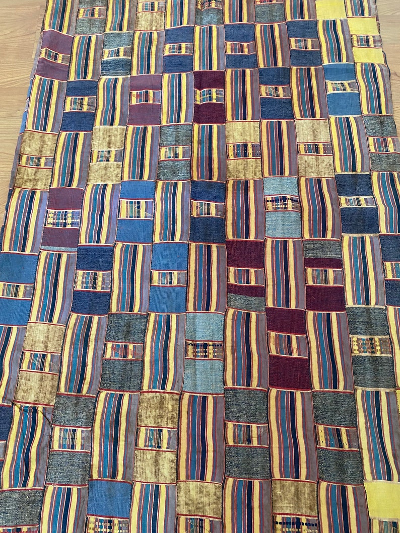 Vintage Large African Kente Ewe Hand Woven Cloth 120' X | Etsy