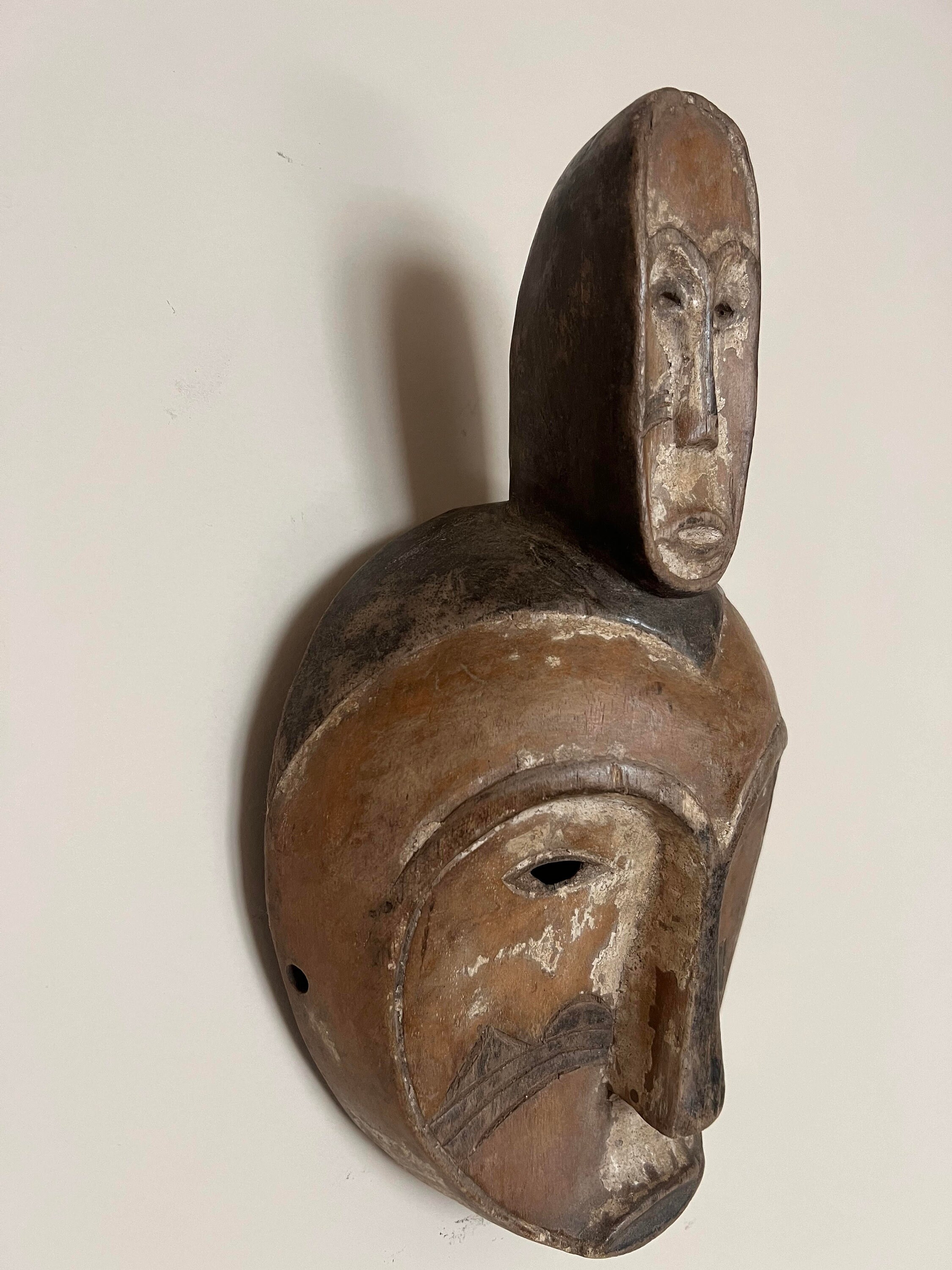 Fang Mask Ngil Society Gabon African Art 13 X 8 X 4african Art Deco - Etsy