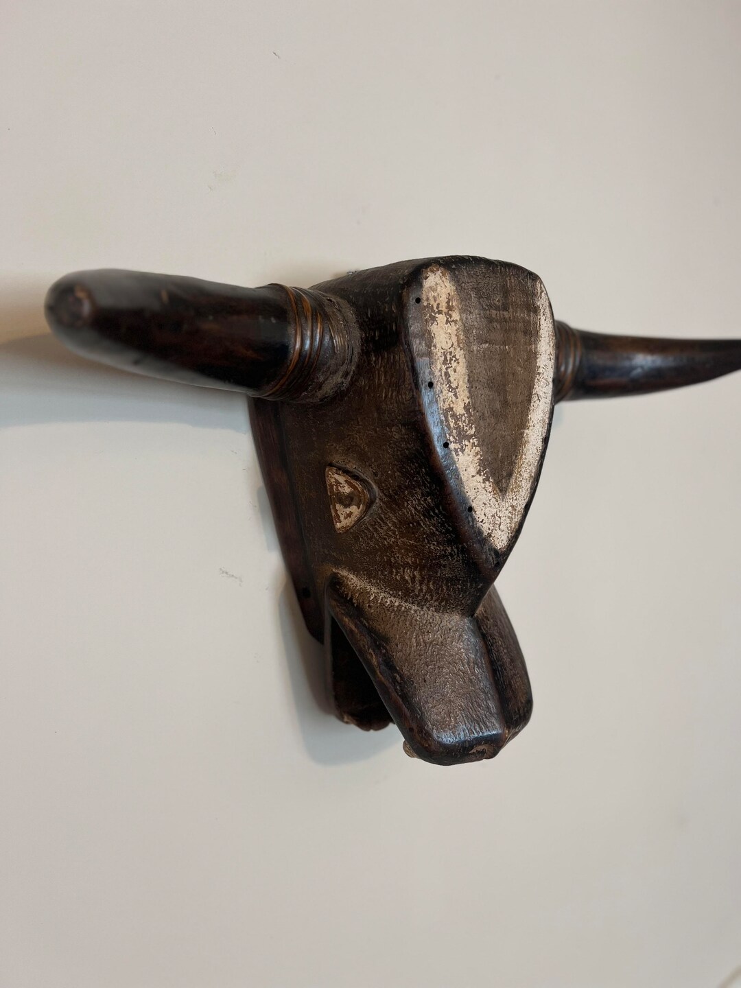 Vary Large African Mask Baule Tribe Bull Head Mask 12" X 7" X5" - Etsy