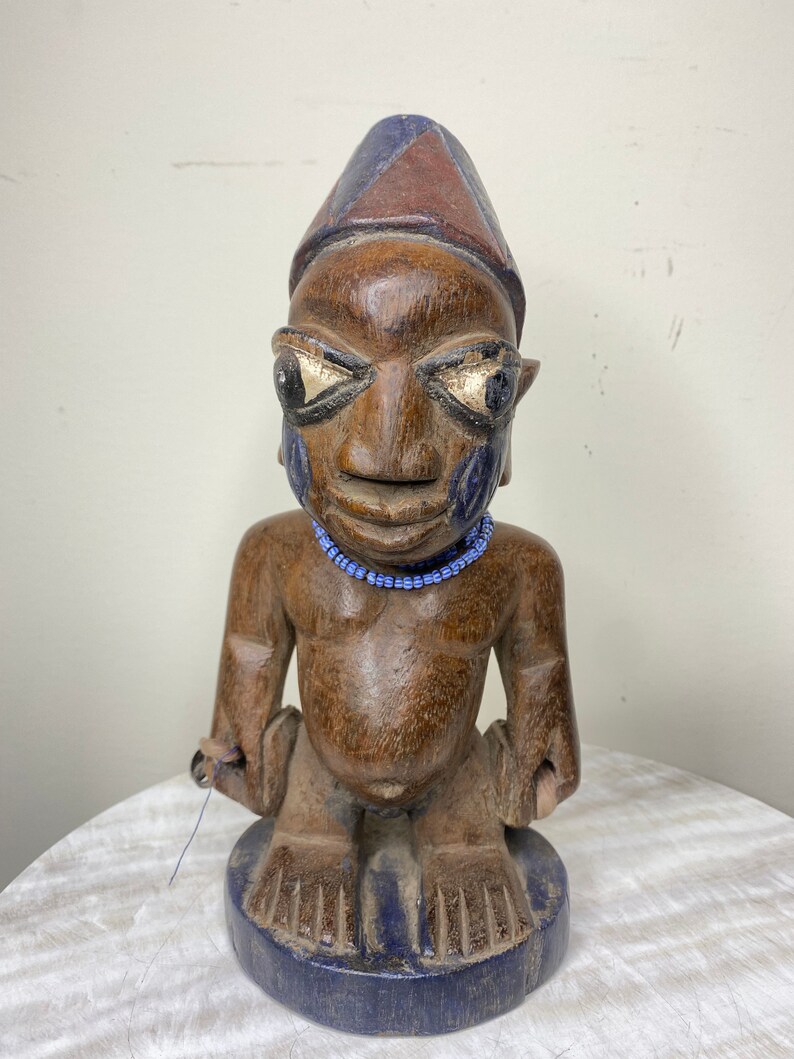 Hand Carved Large Eneji Statue Figure Nigeria 10 X - Etsy