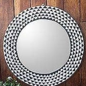 Hand Carved African Sun Mask Mirror 20" X 1" Art Deco - Etsy