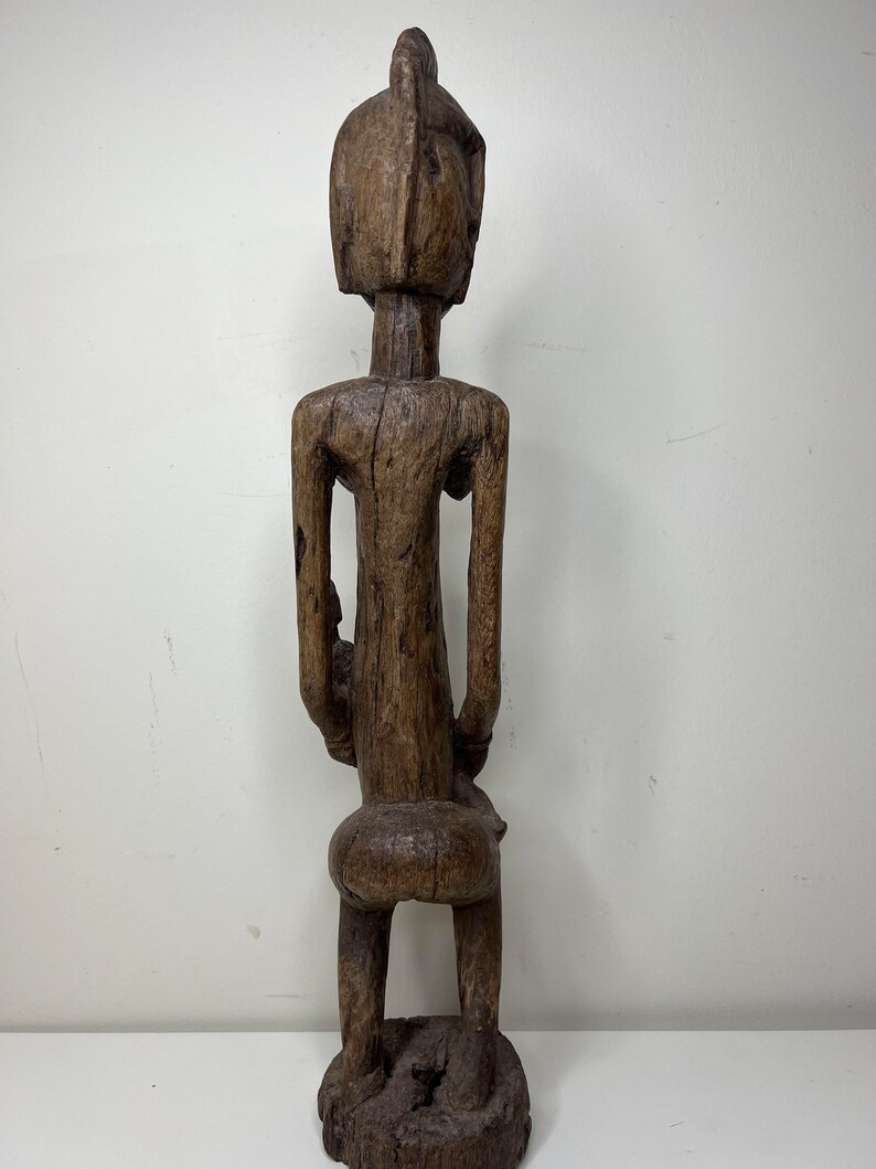 Dogon Maternity Female Wood Figure Nommo Mali 20"x3" X2.5" African Art ...