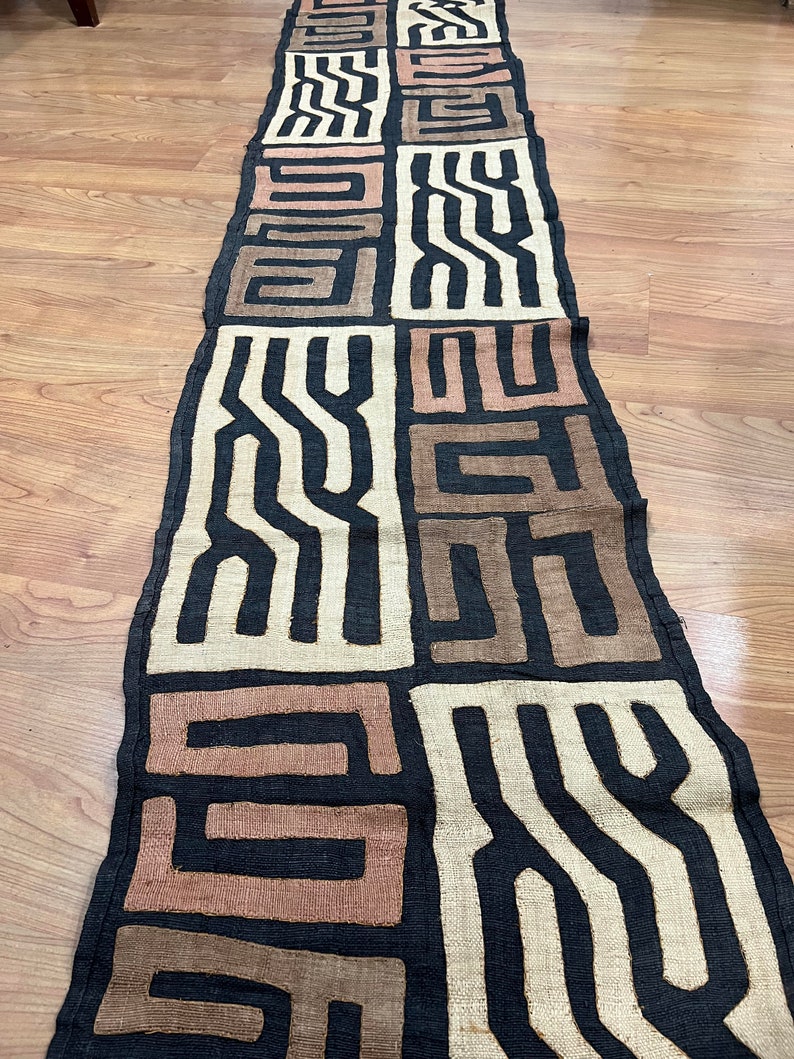 Genuine 8 Feet African congo Kuba Raffia Cloth Fabric - Etsy