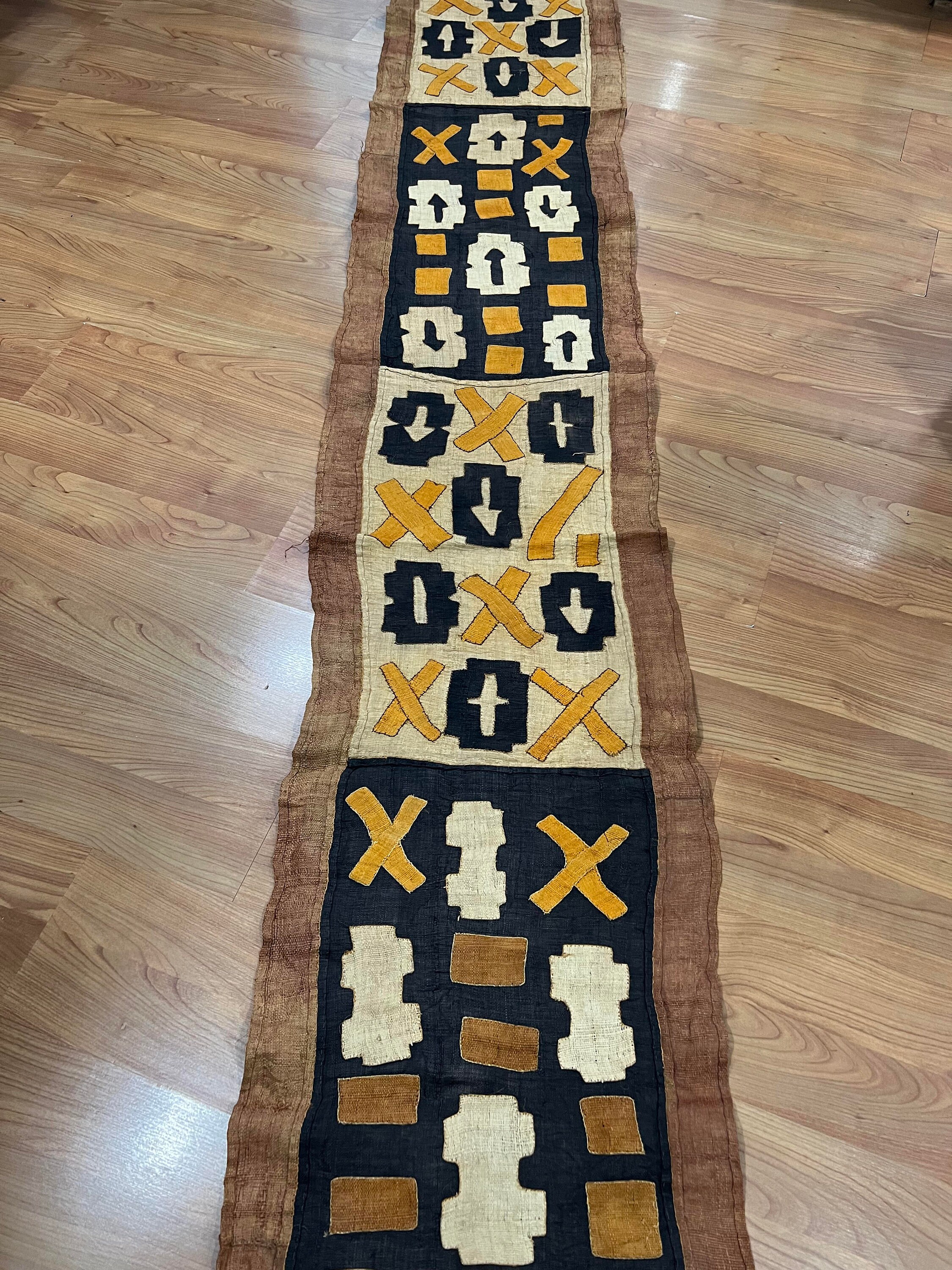 Genuine 10 Feet African congo Kuba Raffia Cloth Fabric - Etsy