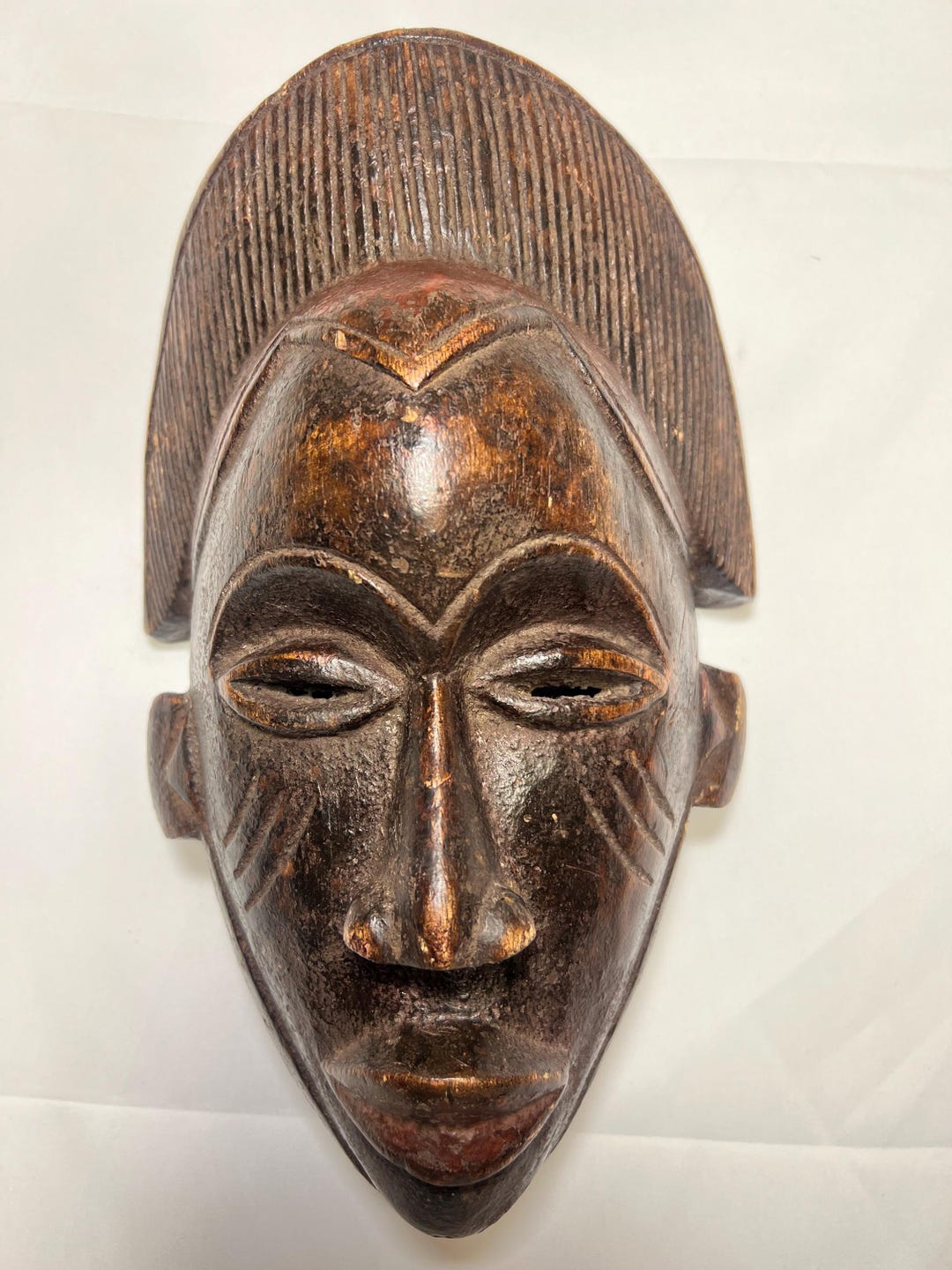 Yombe Mask Congo Drc Zaire Tribal Art African Old African 10" X 4" - Etsy