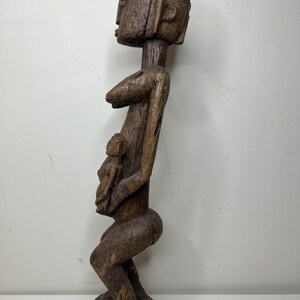 Dogon Maternity Female Wood Figure Nommo Mali 20"x3" X2.5" African Art ...