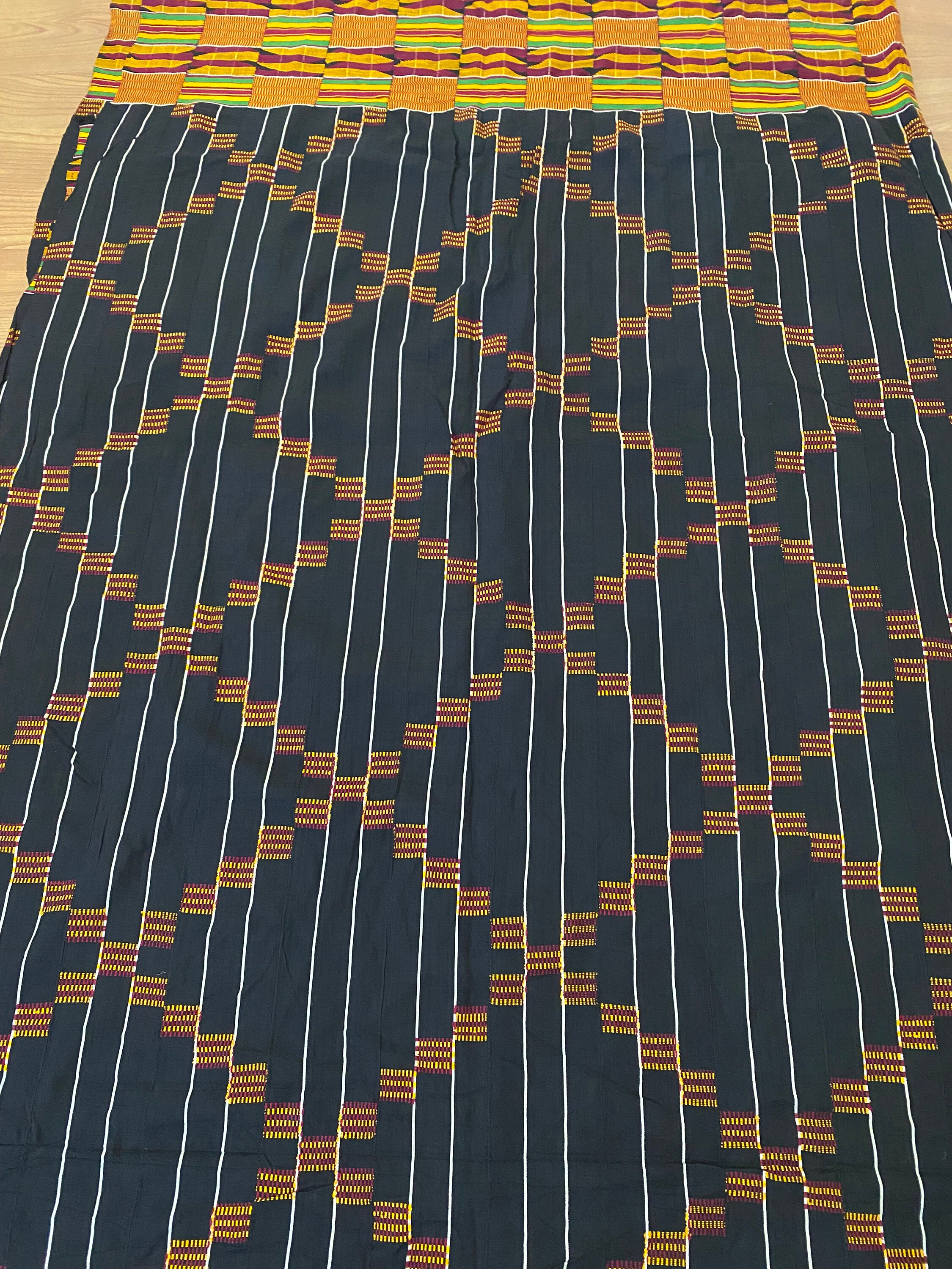 Vintage Large African Kente Ewe Hand Woven Cloth 120' X 80 - Etsy
