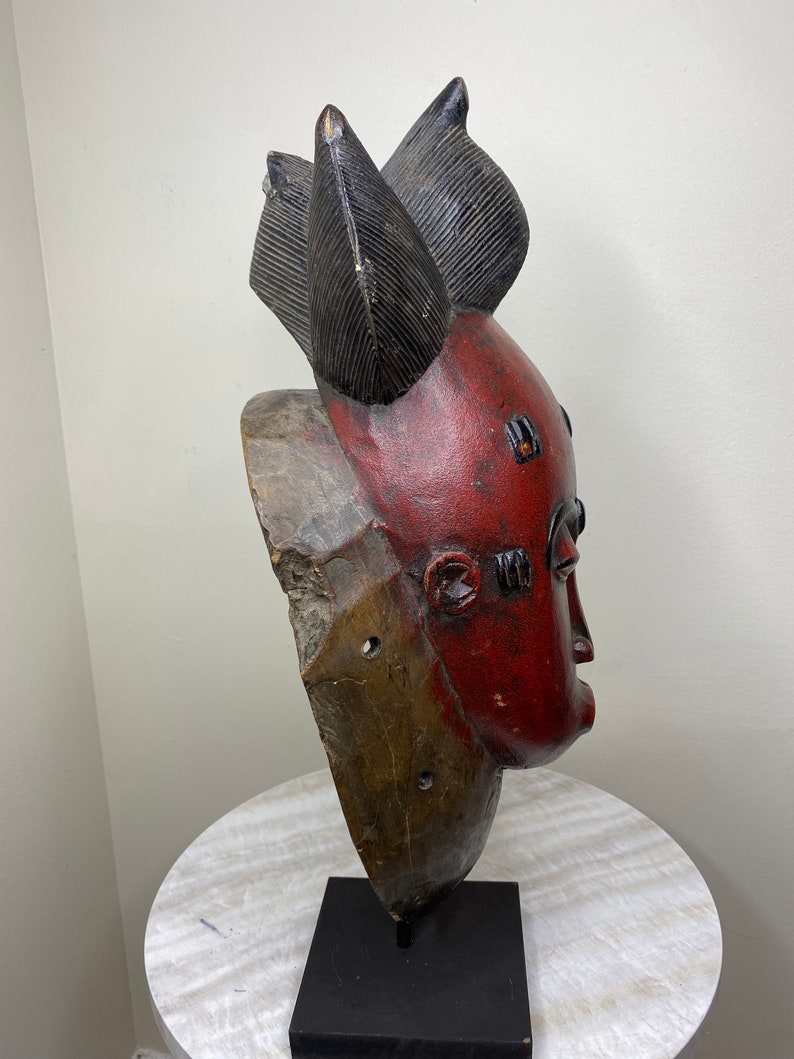 Guru Guro Mask Cote D'ivoire African Art 14" X 6" - Etsy