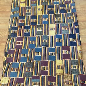 Vintage Large African Kente Ewe Hand Woven Cloth 120' X | Etsy