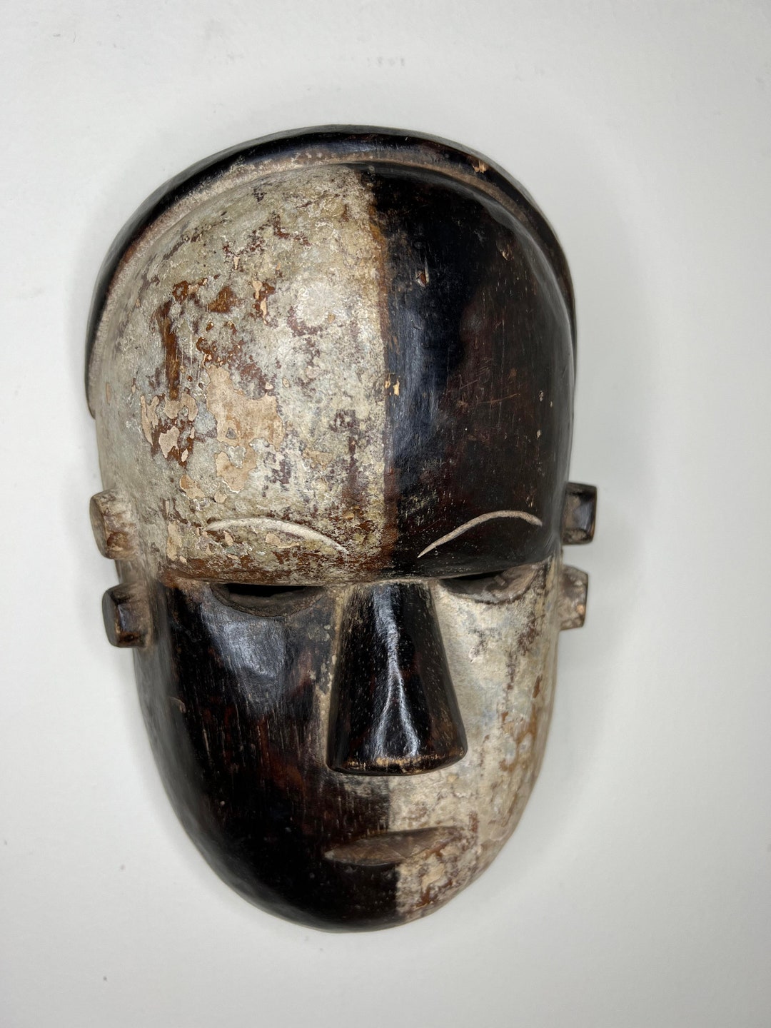 Fang Mask Ngil Society Gabon African Art 13" X 7" - Etsy