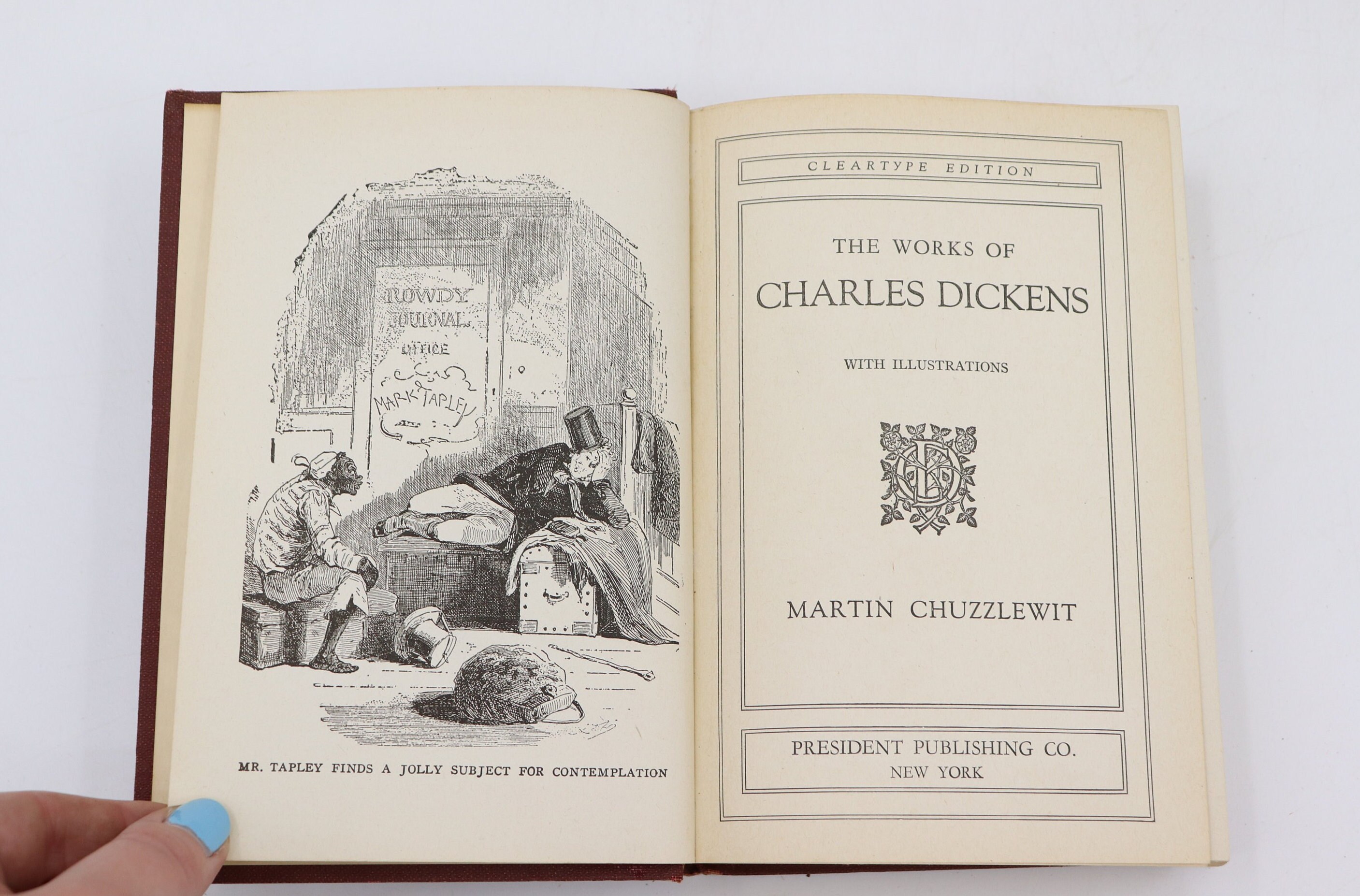 The Works of Charles Dickens Set of 13 - Cleartype Edition - Antique ...