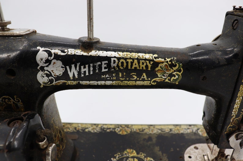 Antique Vintage White Rotary Sewing Machine 1900s 1910s - Etsy