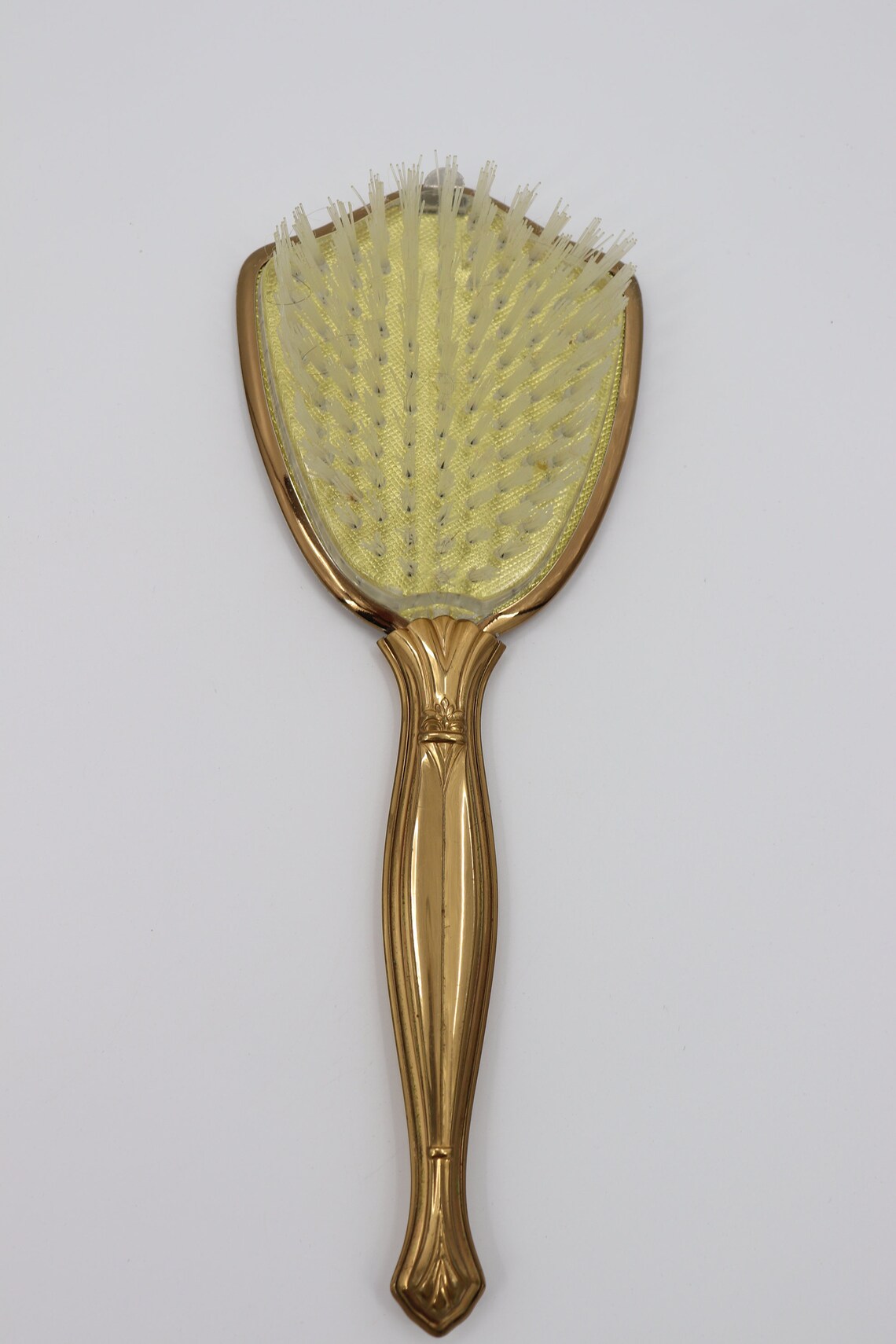Vintage 60s Gold Vanity Set With Brush and Two Glass Powder/makeup ...