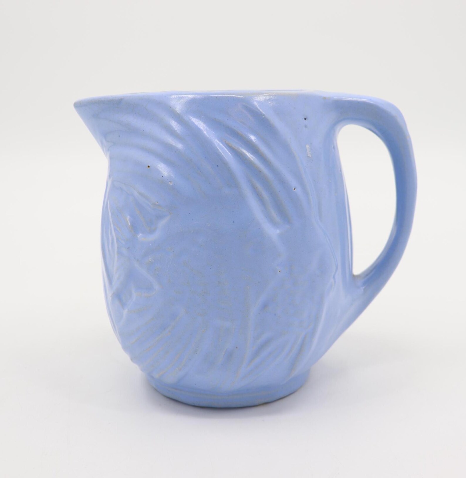 Vintage Blue Angel Fish Pitcher by Nelson Mccoy - 1930s Baby Blue ...