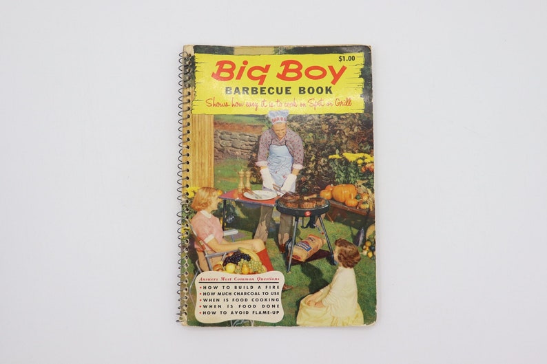 1956 Big Boy Barbecue Book Vintage BBQ Cookbook for Grill - Etsy