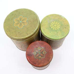 Vintage Ballonoff Canister Set of Three - 1970s Flour, Sugar, Coffee ...