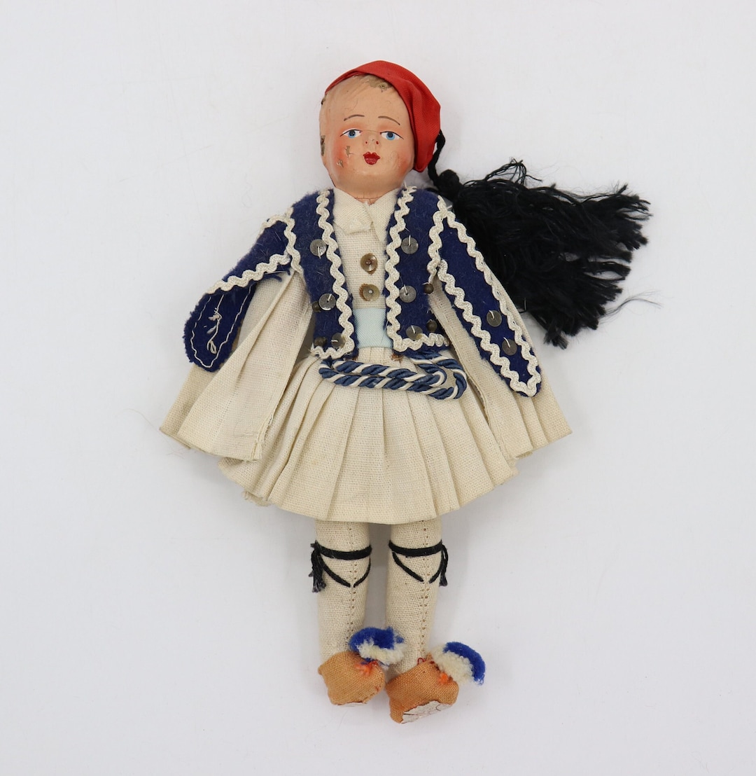 Vintage Greek Souvenir Doll - International World Wide Doll Club ...