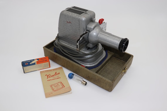 Vintage 1950s Viewlex Slide Projector V-33 With Case Bulb & - Etsy