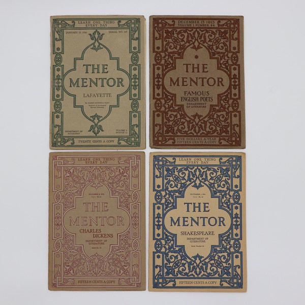 Antique Mentor Book - Etsy