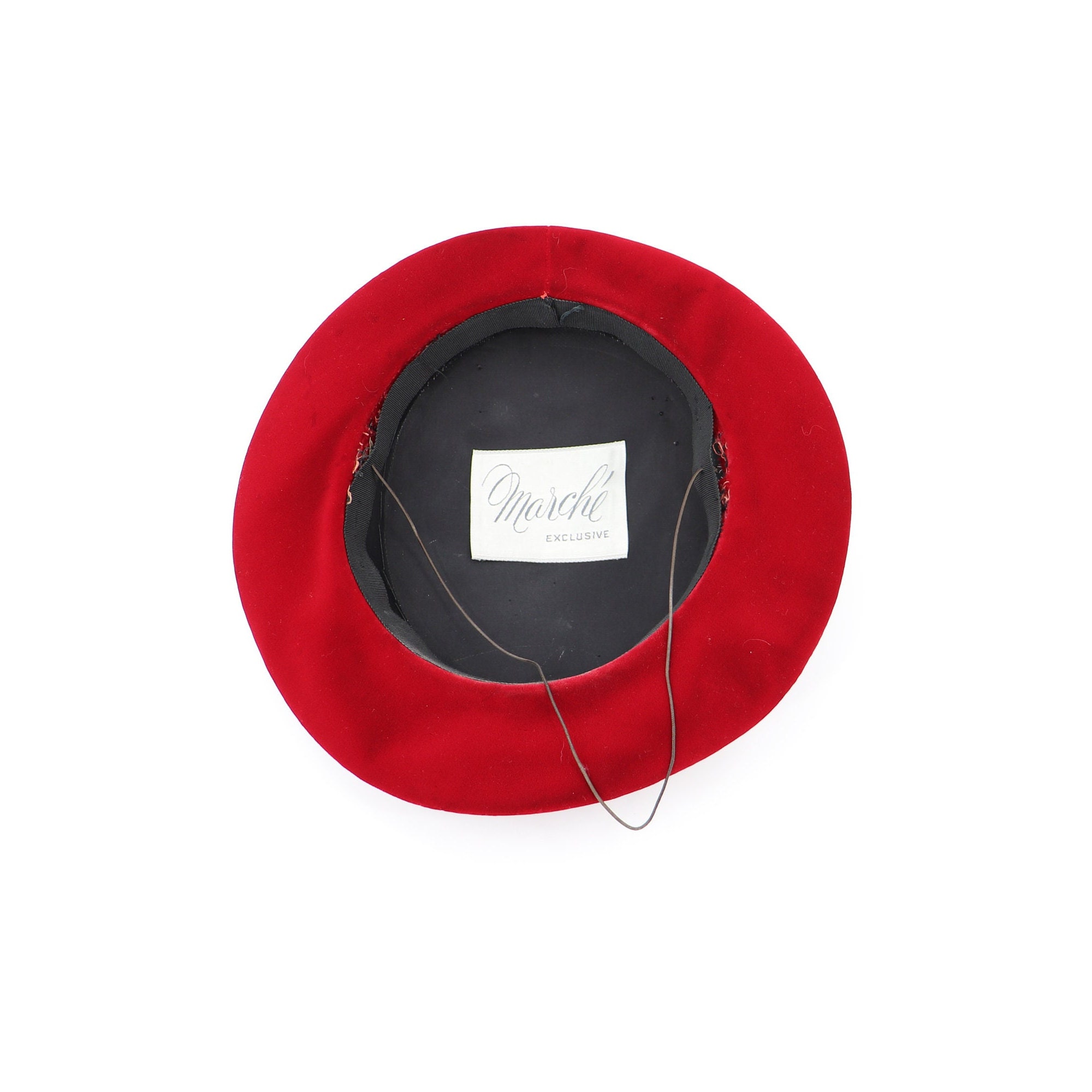 Vintage Red Women's Hat Exclusively Made for Marche 1950s 1960s Cap - Etsy