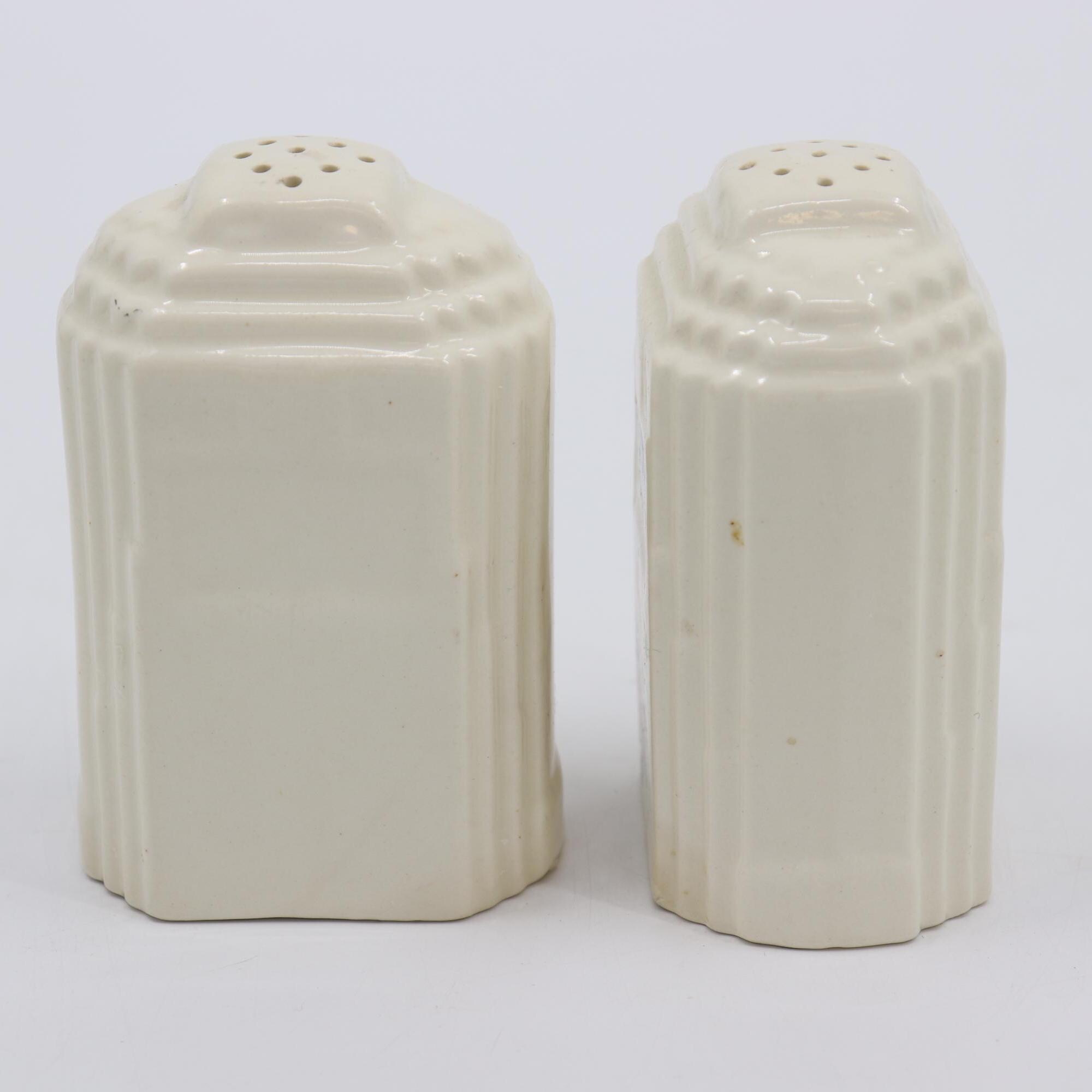 Vintage 1930s Skyscraper Salt & Pepper Shakers by Harker Pottery ...