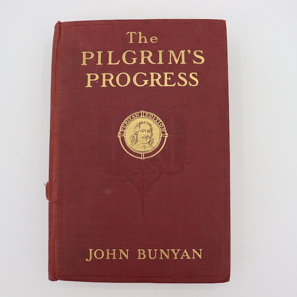 Antique Pilgrims Progress Book - Etsy
