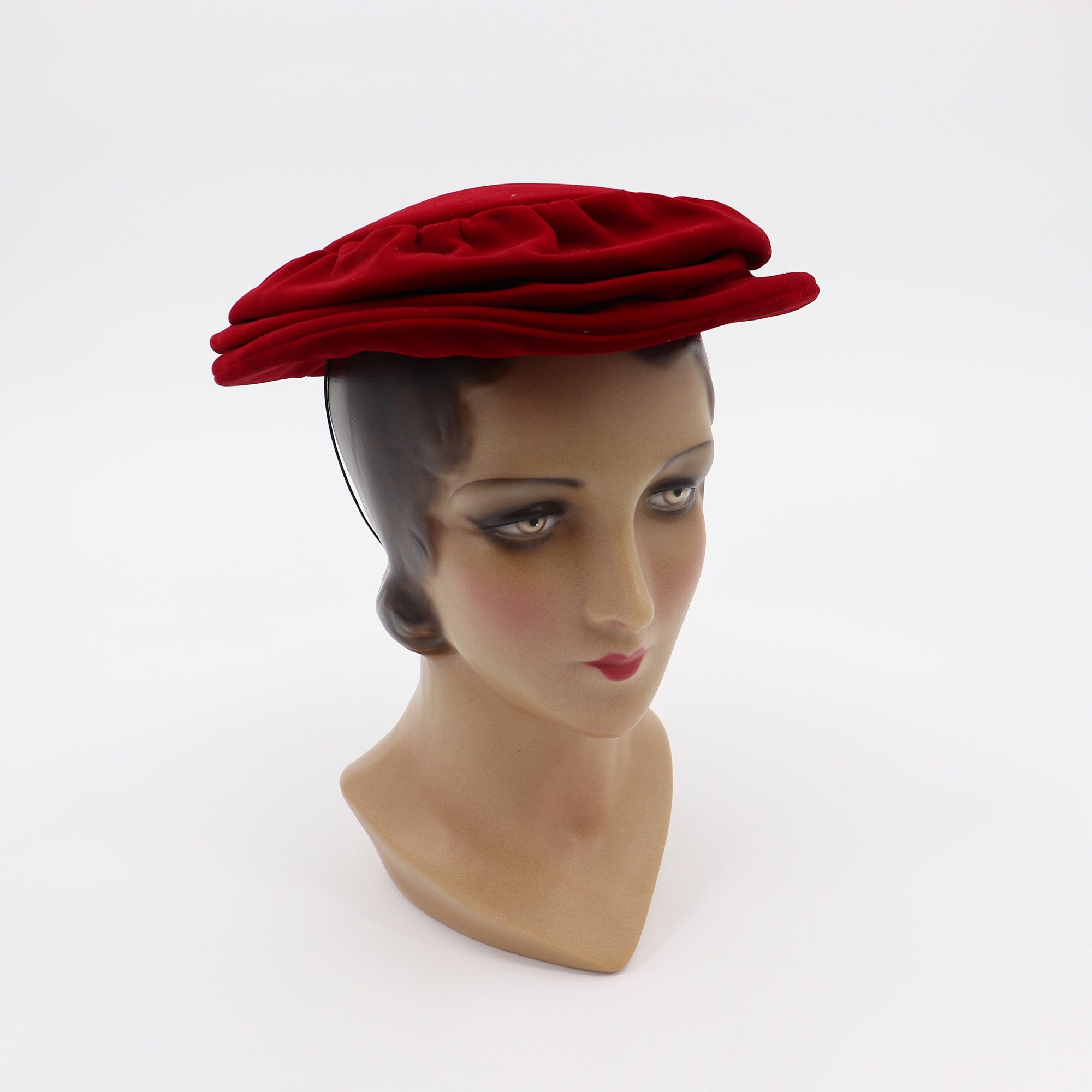 Vintage Red Women's Hat Exclusively Made for Marche 1950s 1960s Cap - Etsy