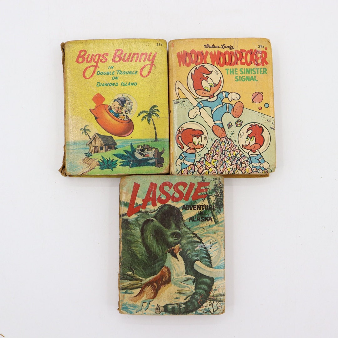 1967 A Big Little Book Set of 3 - Bugs Bunny, Woody Woodpecker, Lassie ...