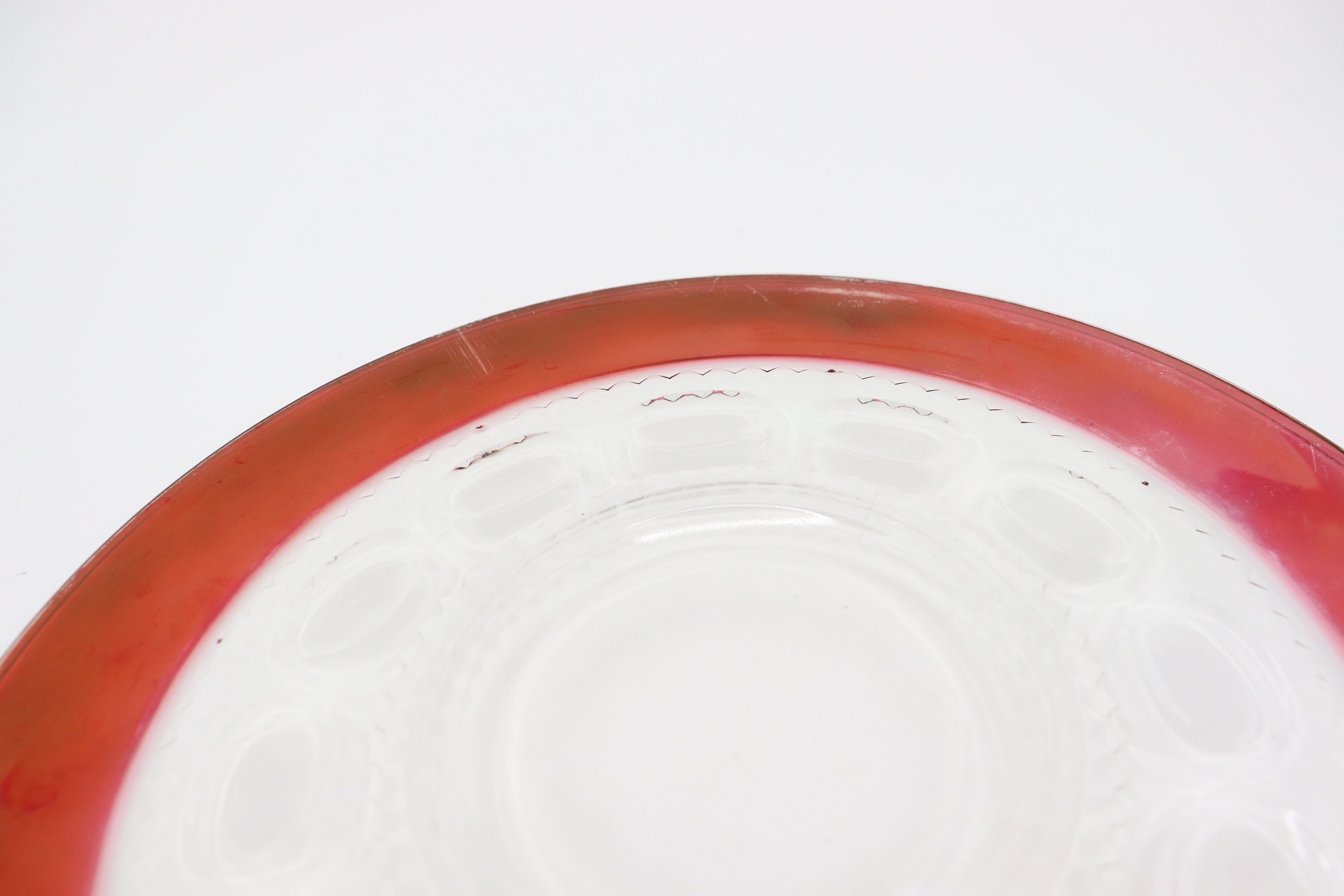 Vintage King's Crown Plate 13.25 1960s Red - Etsy