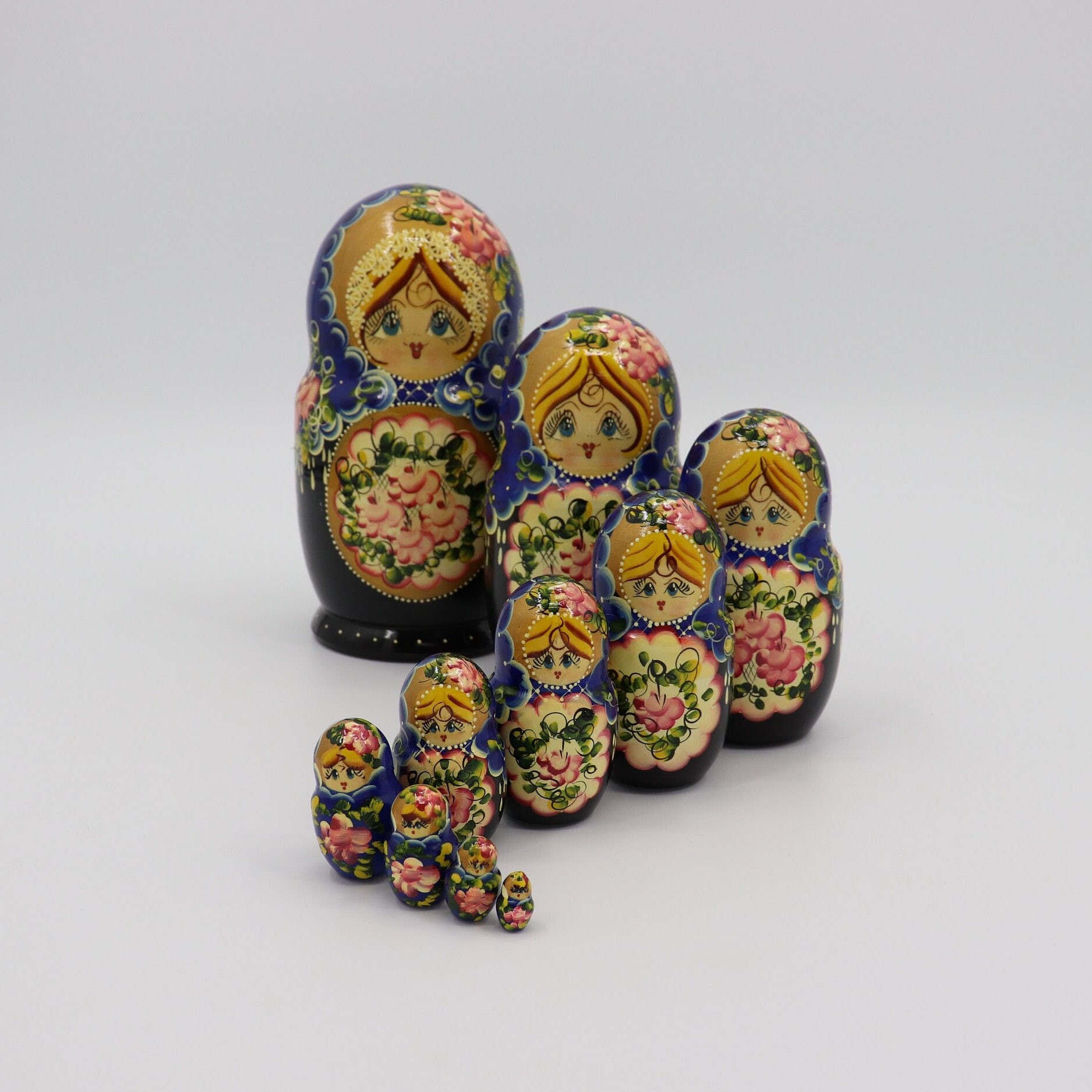 Russian Nesting Doll Of 15/Semyonov Nesting Doll /Original, 55% OFF