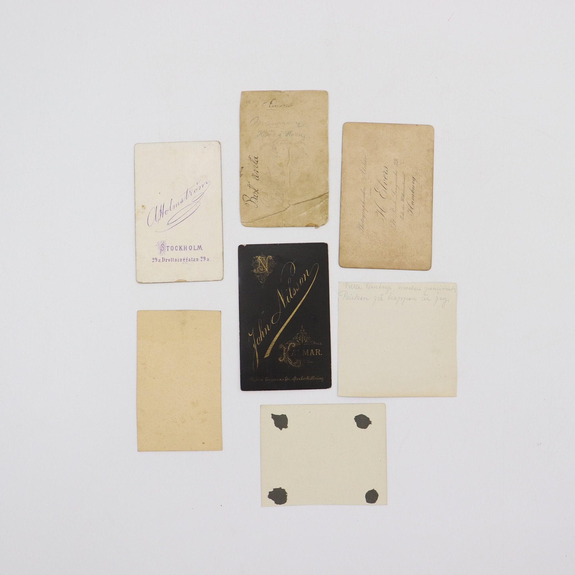 Antique Victorian Cabinet Cards and Photographs - Vintage Portrait ...