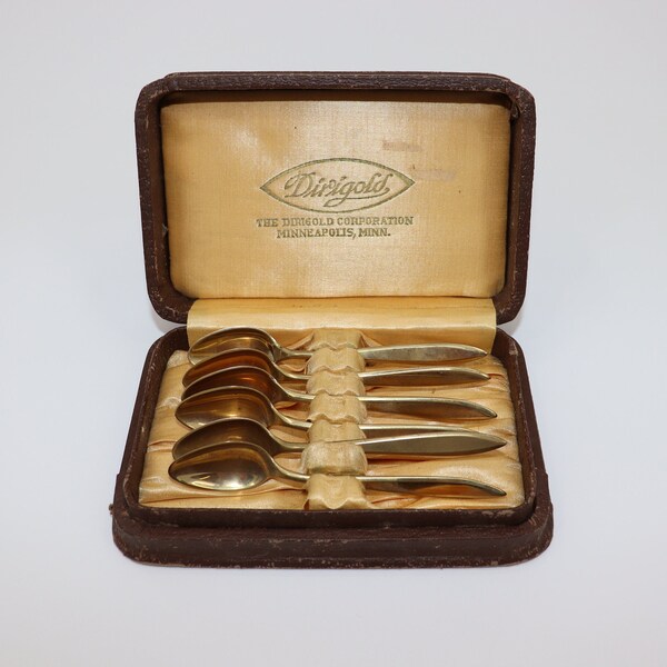 Antique Gold Spoons - Etsy