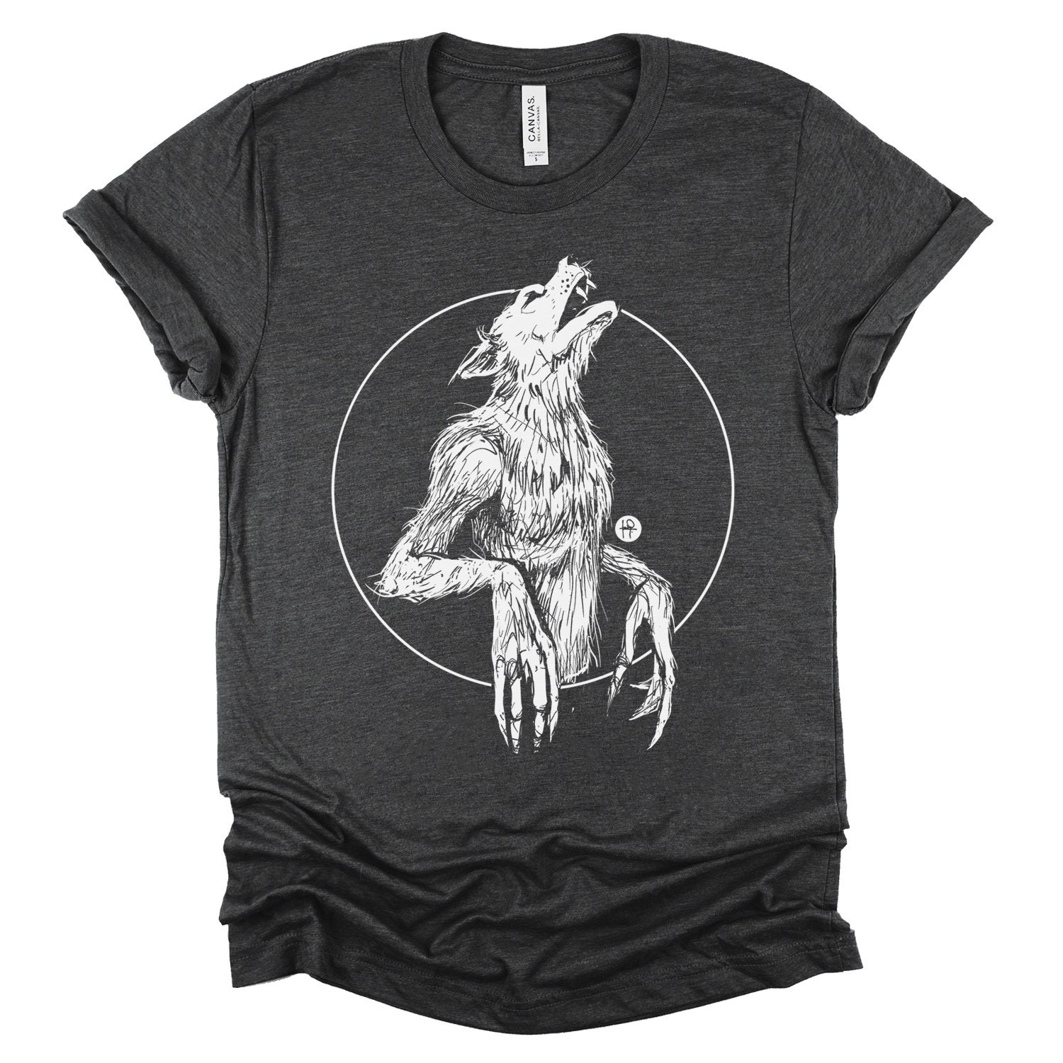 Howling Werewolf Unisex T-shirt/ Full Moon Monster Tee/ Cult Movie ...