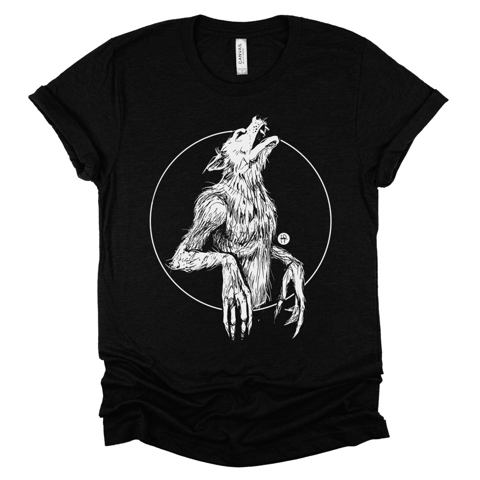 Howling Werewolf Unisex T-shirt/ Full Moon Monster Tee/ Cult Movie ...