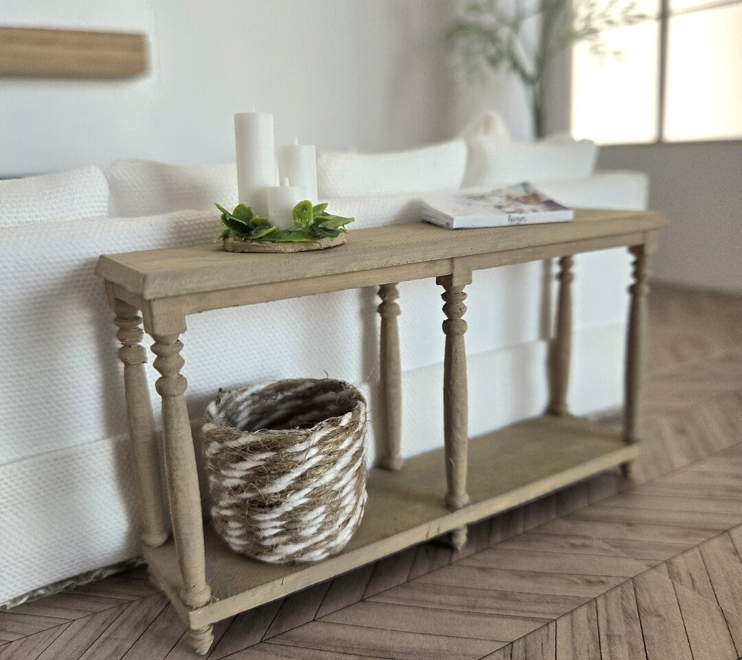 Miniature Dollhouse Console Table - Etsy