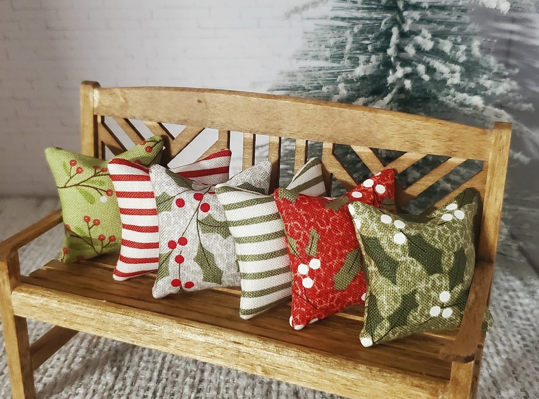 Miniature Dollhouse Christmas Pillow - Etsy