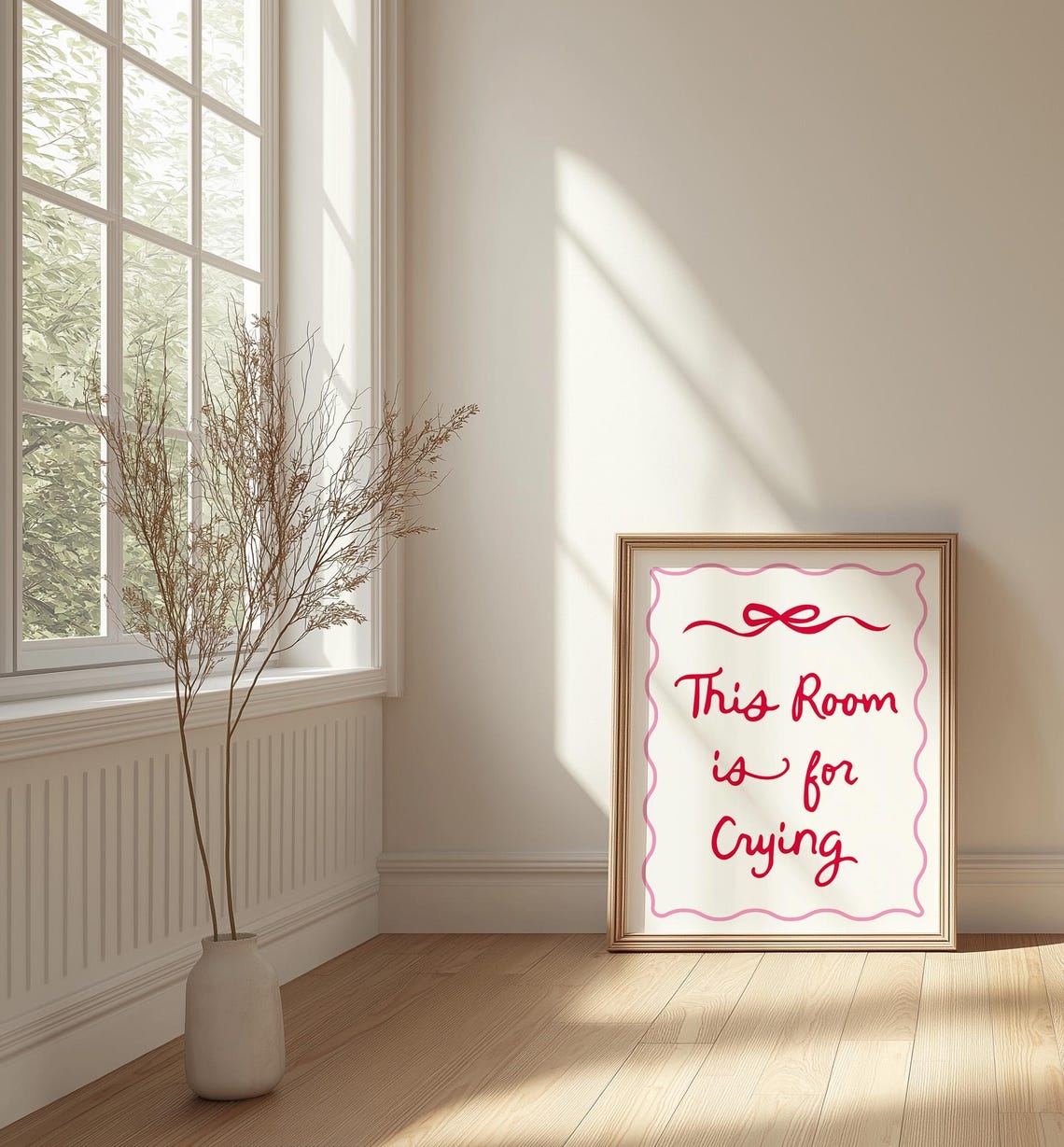 This Room is for Crying - Wall Art - Etsy