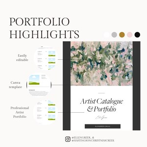 Artists Portfolio Template | Artists Catalogue Download | Portfolio ...