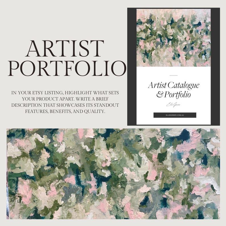 Artists Portfolio Template | Artists Catalogue Download | Portfolio ...