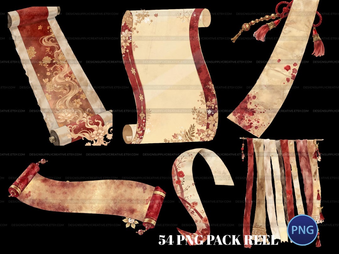 54 PNG Overlay Asian Style Ancient Calligraphy Paper Flying Blank ...