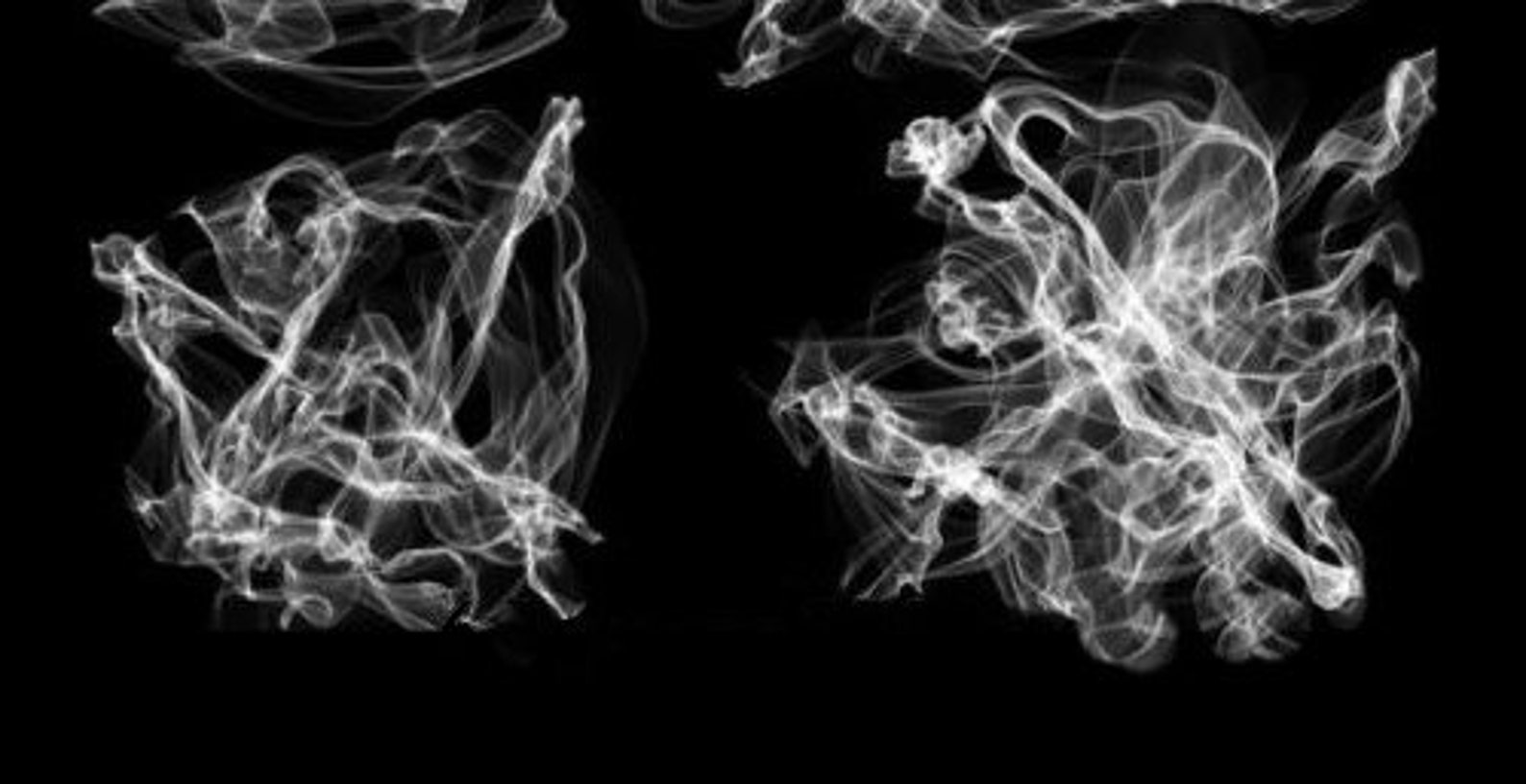Brush Realistic Smoke Stamps, Smoke Brushes ABR File for PS Photoshop ...