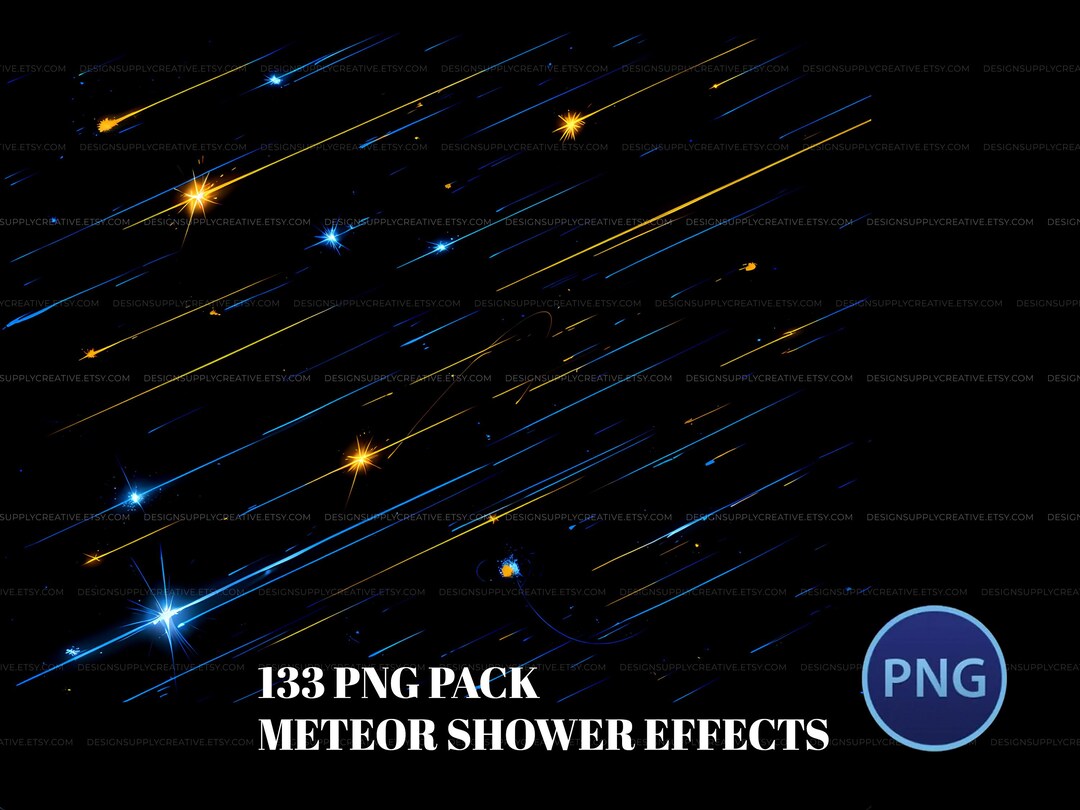 133 PNG Meteor Star Shower Comet Galaxy Light Fantasy Effect Free ...