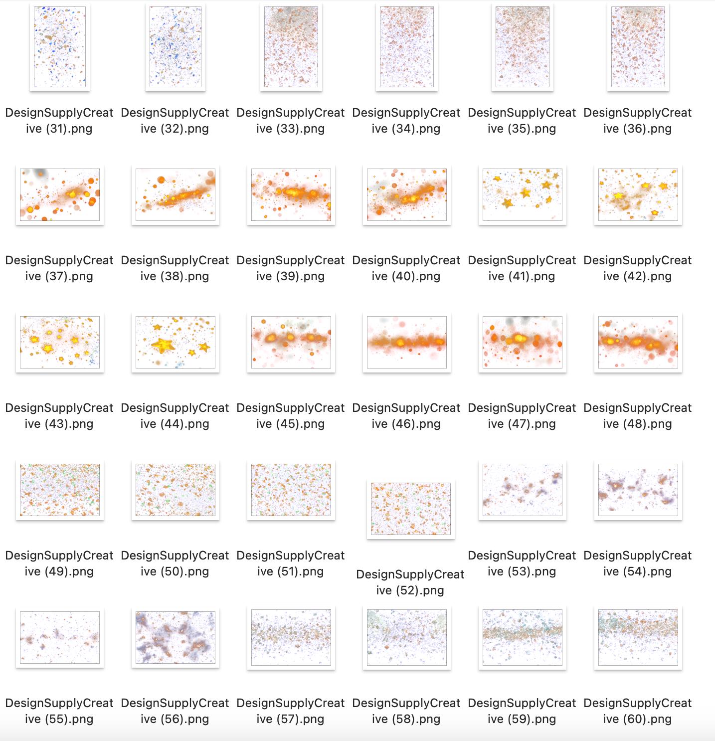 152 PNG Confetti Frame Gold Foil Flying Party Event Holiday Light ...