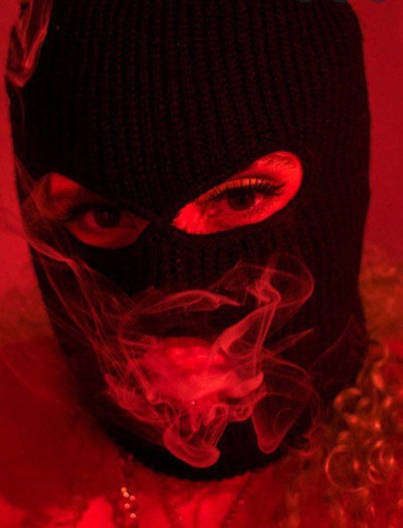 Full Face Cover Mask Three 3 Hole Balaclava Knit Hat Ski - Etsy